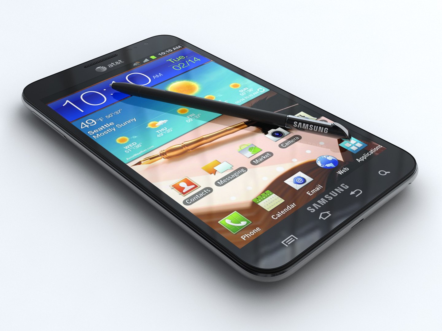 3d Samsung Galaxy Note I717