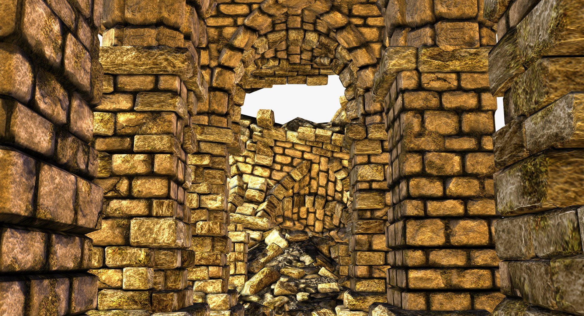 Roman Bridge 3d Model