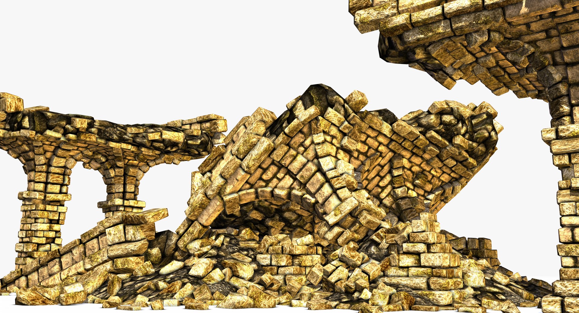 Roman Bridge 3d Model