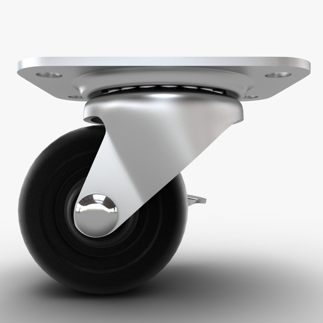 Caster Wheel 3d Model