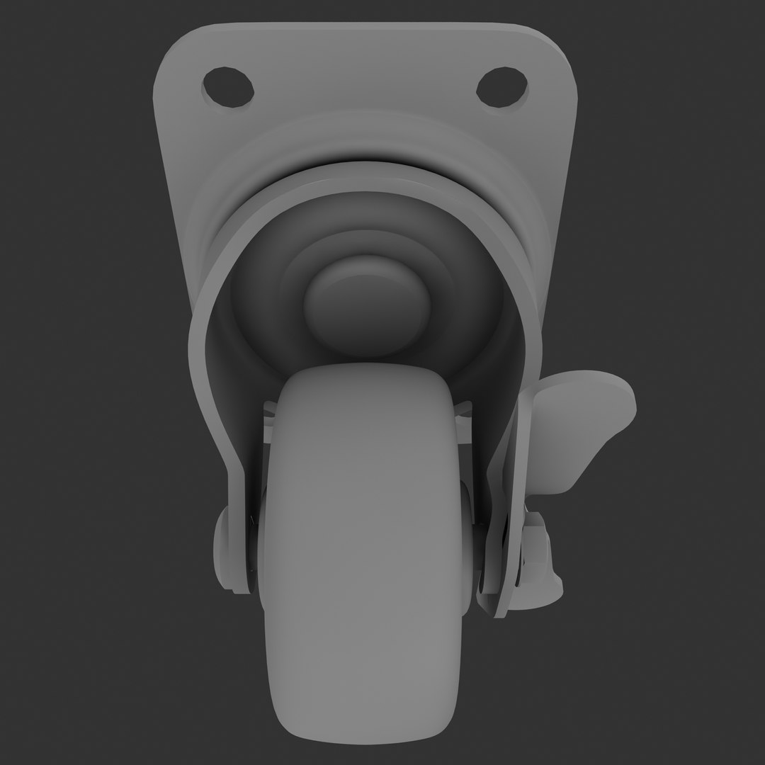 Caster Wheel 3d Model