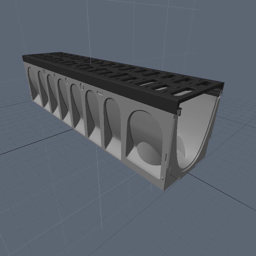 Aco Drain 100 3d Model