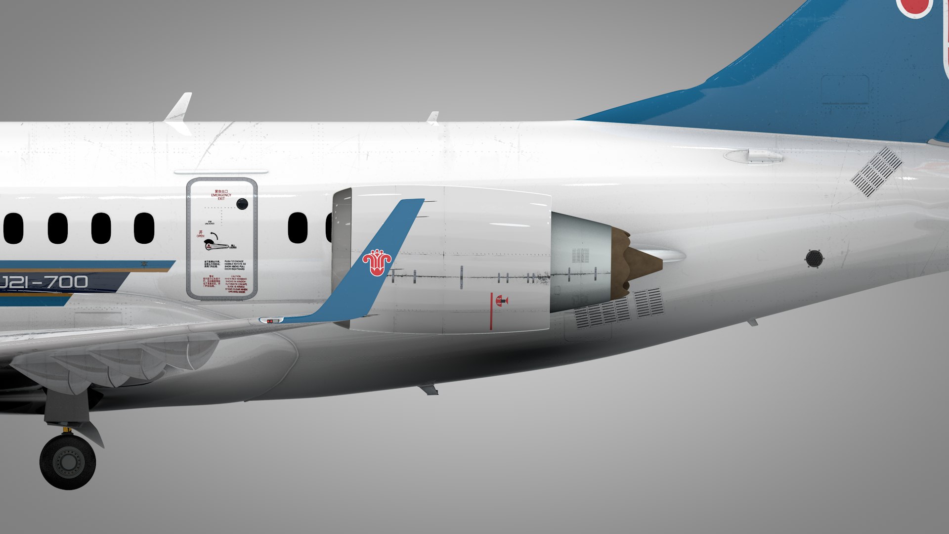 3D China Southern Airlines COMAC ARJ21-700 L1906 - TurboSquid 2008312