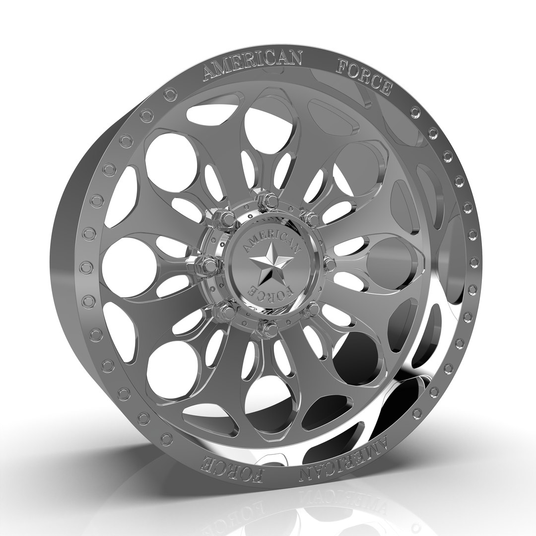 AMERICAN FORCE CKH13 CARNAGE CC WHEEL RIM 3D model - TurboSquid 2147925
