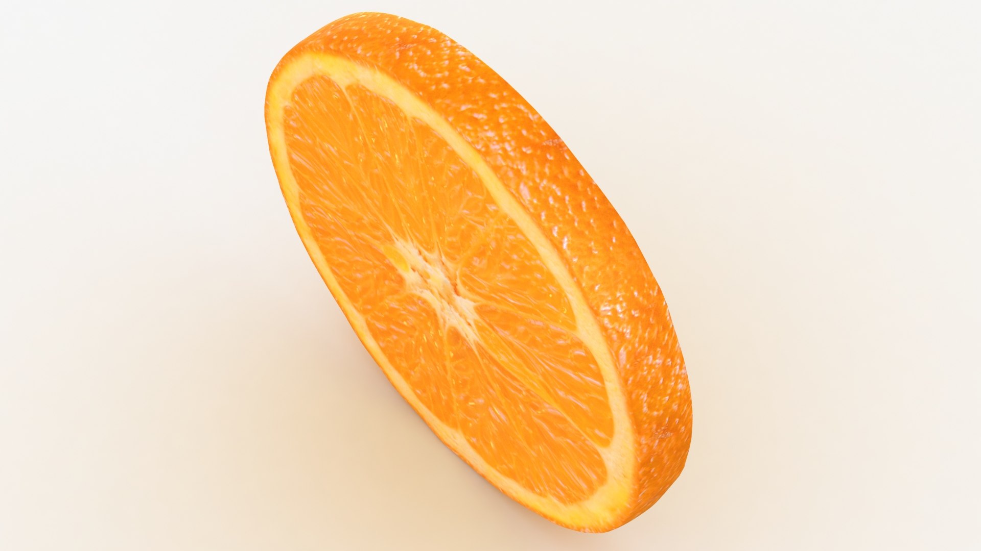 3D Realistic Orange Slice Model - TurboSquid 1490741