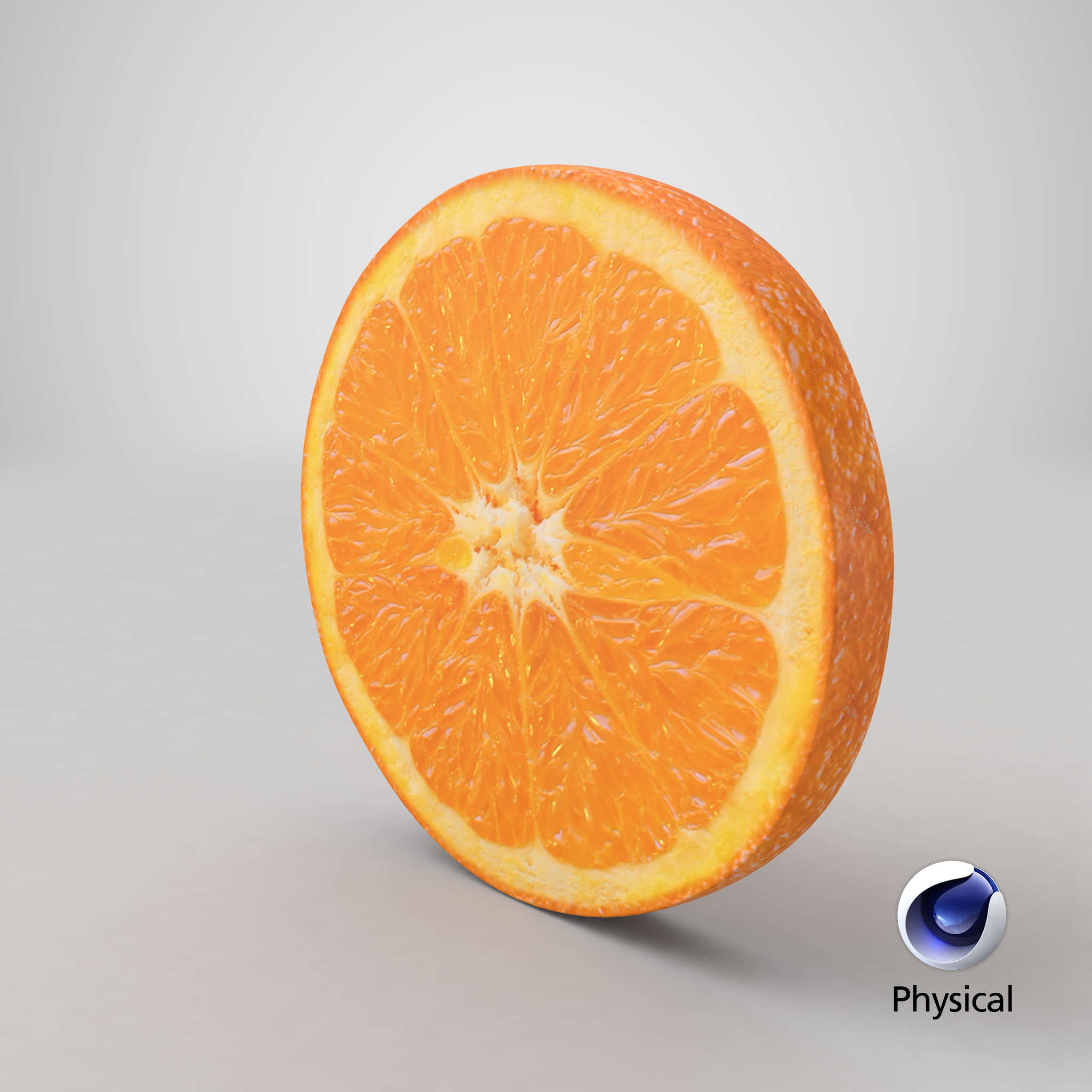 3D realistic orange slice model - TurboSquid 1490741