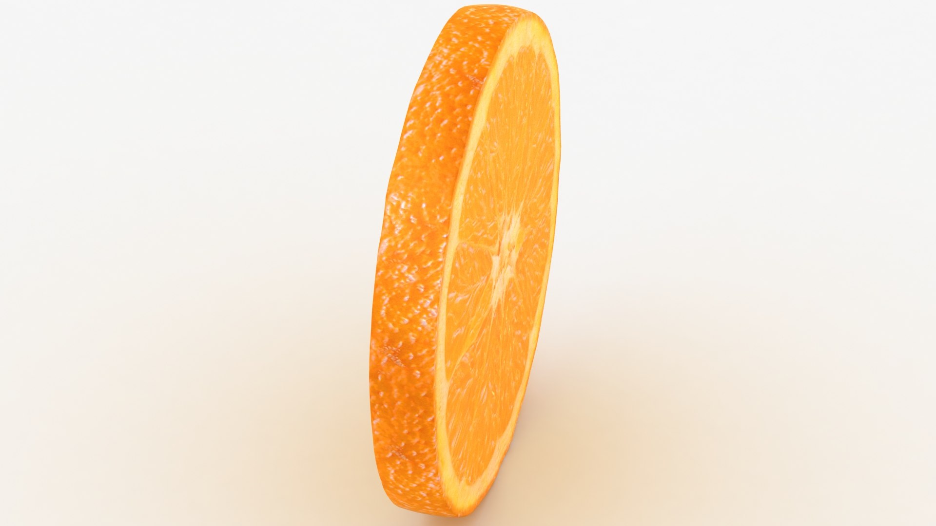 3D Realistic Orange Slice Model - TurboSquid 1490741
