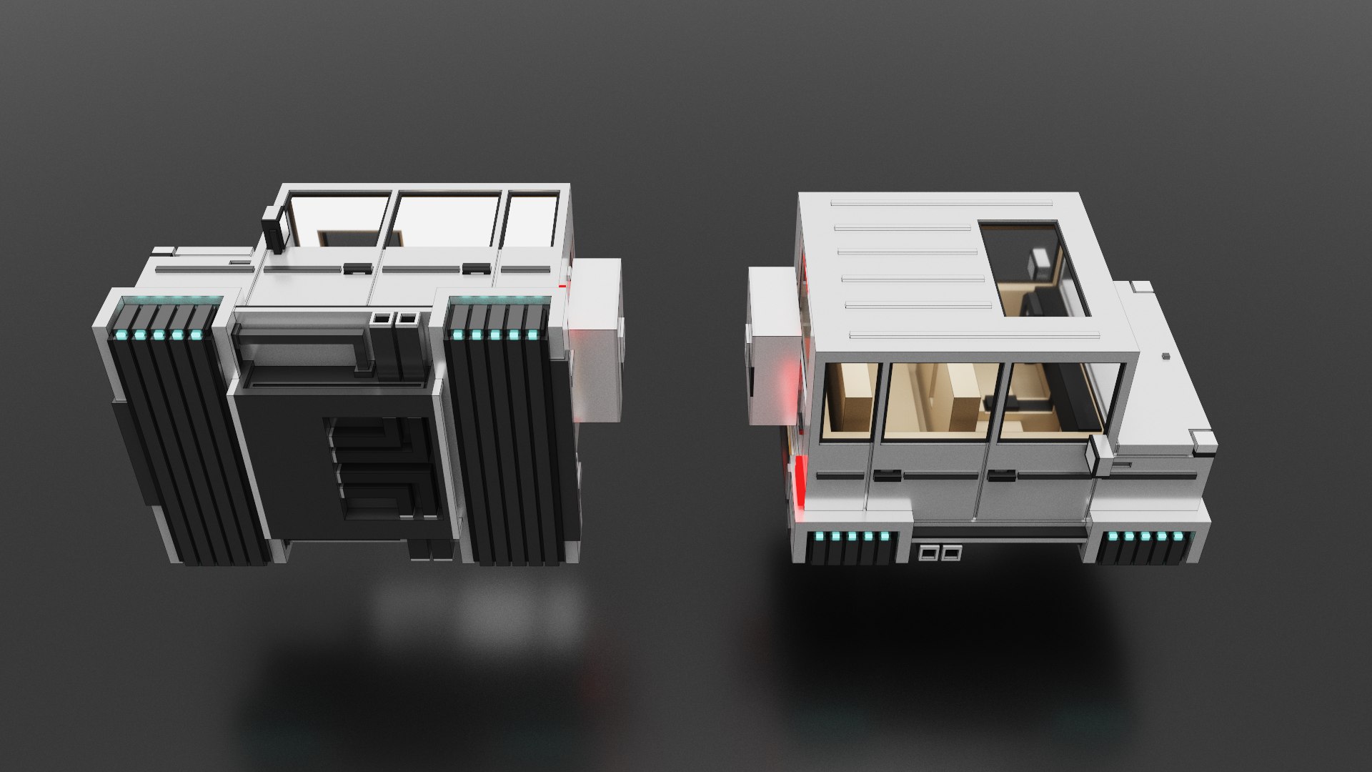 Voxel 3D Model 0001 Cute Flying Car Model - TurboSquid 1989015