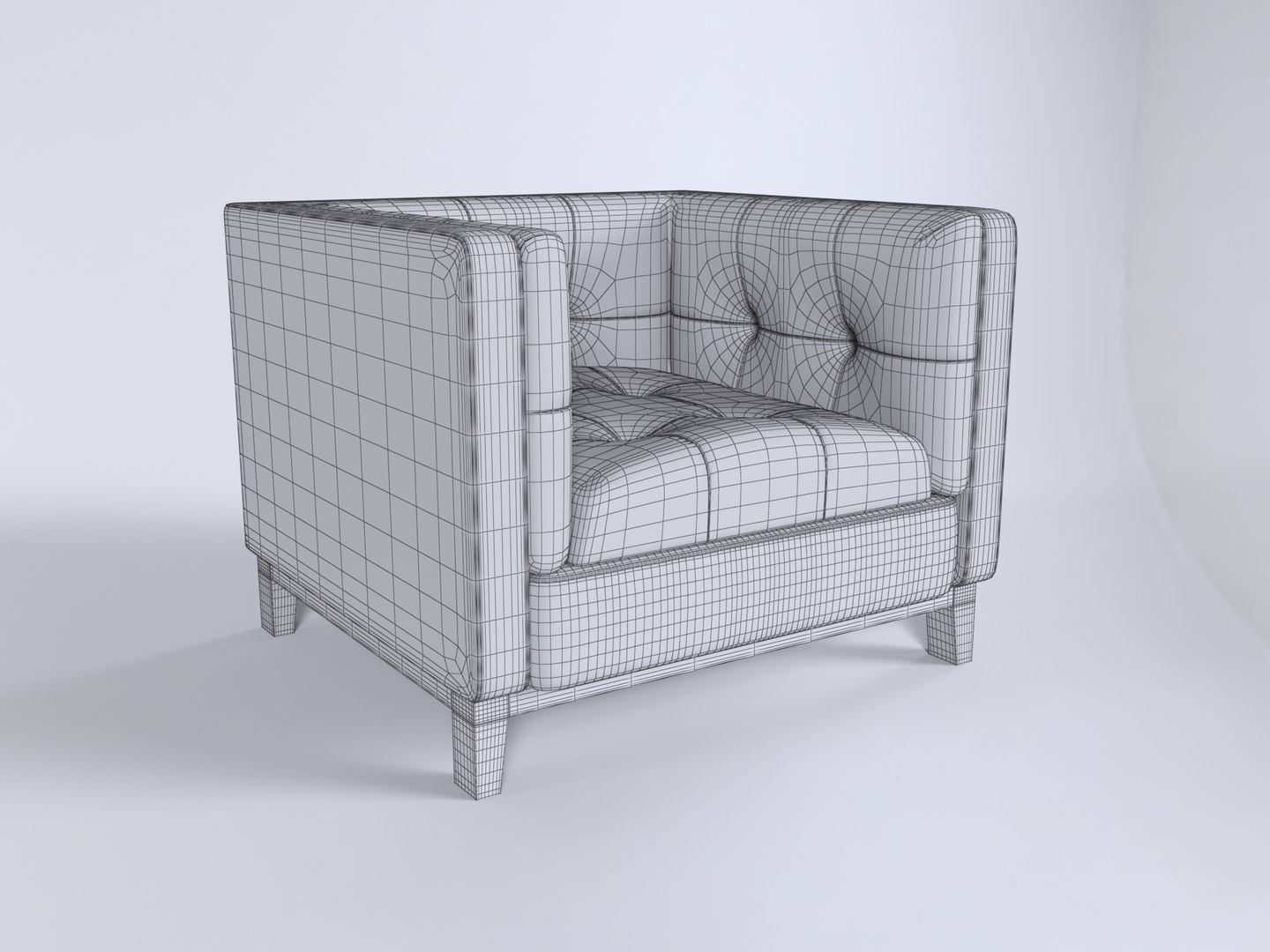 PANCINI CLUB CHR DRK GRY ST 3D Model - TurboSquid 1941341