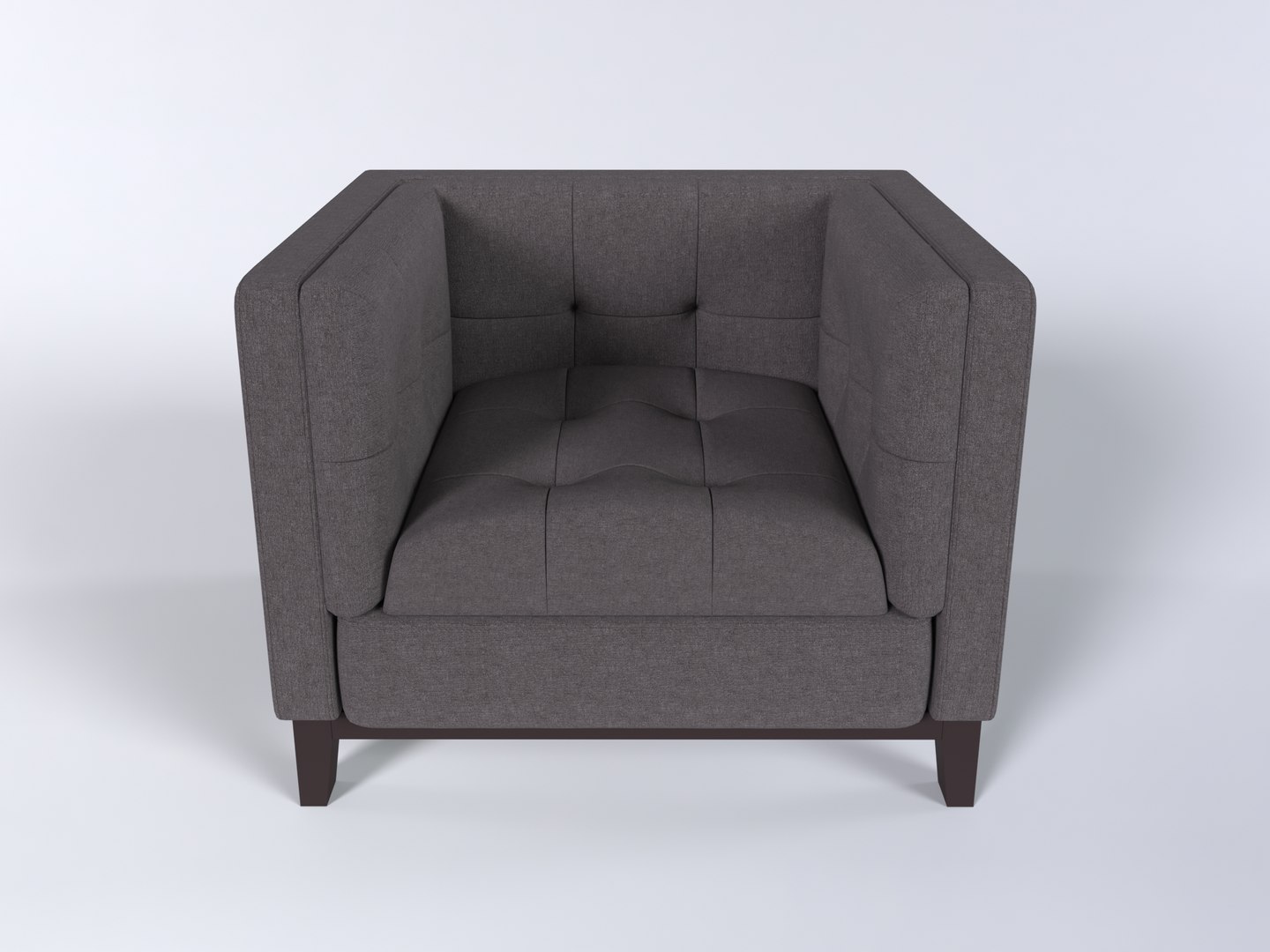 PANCINI CLUB CHR DRK GRY ST 3D model - TurboSquid 1941341
