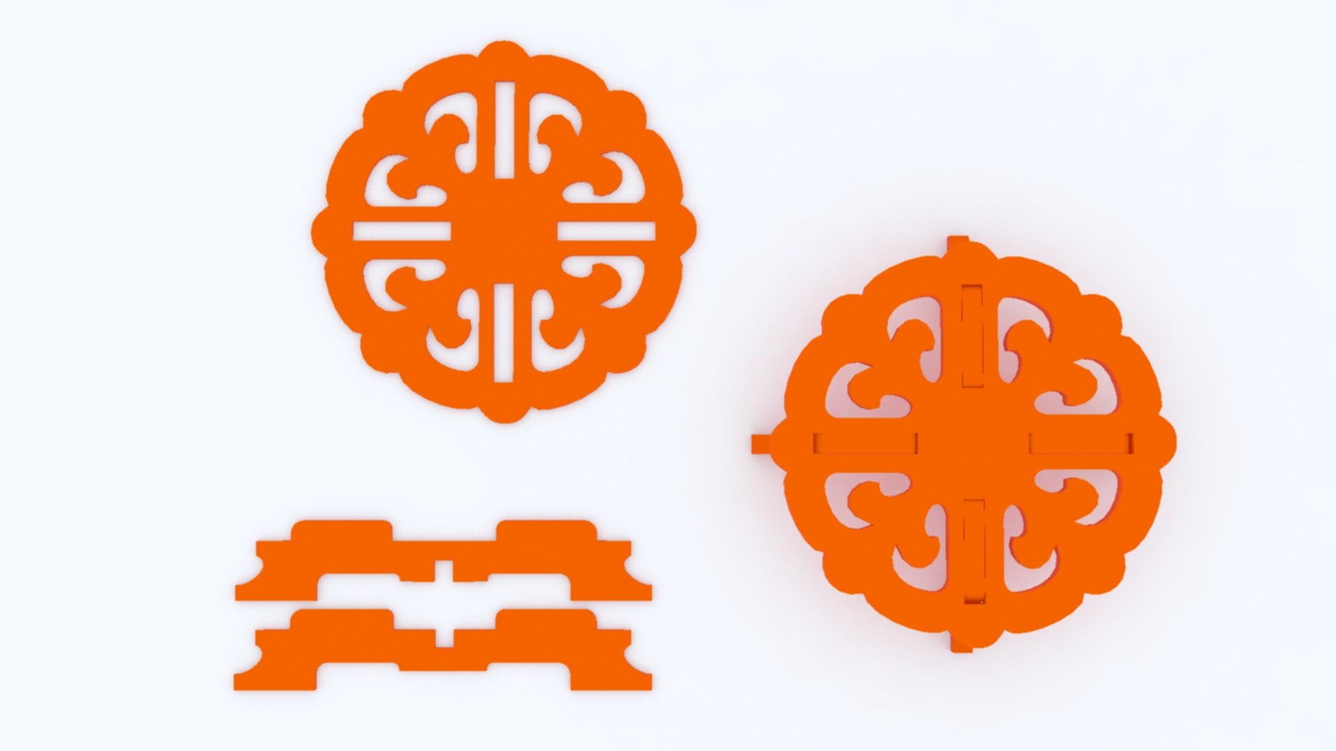 3D Teapoy Table Puzzle model - TurboSquid 1723814