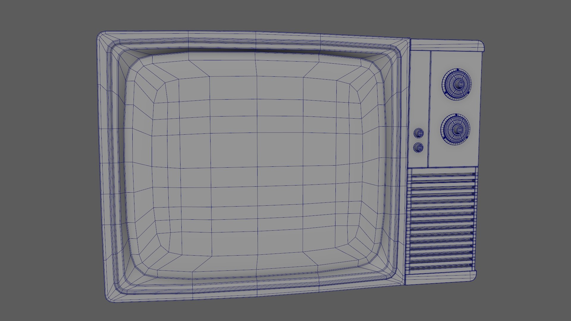 3D 1970s Style Tv Old Vintage - TurboSquid 2084881