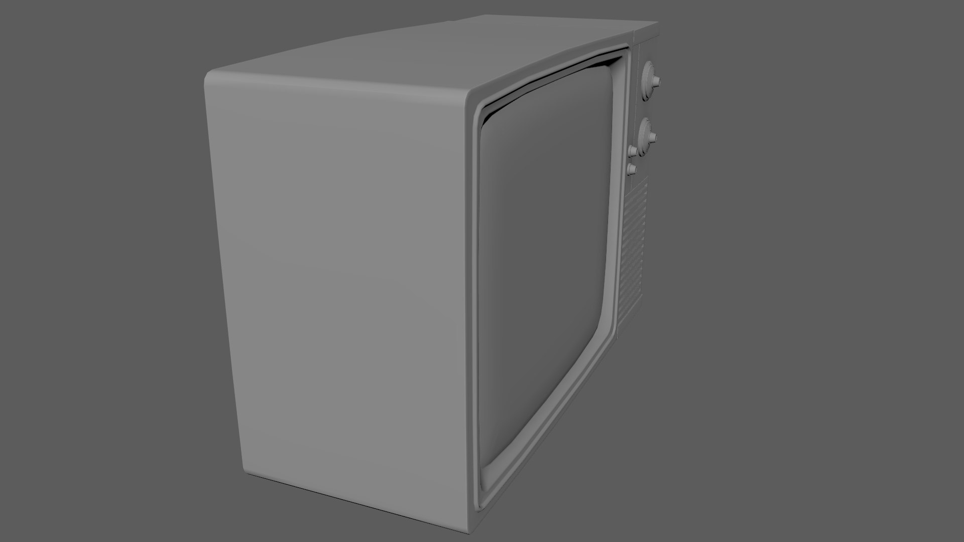 3D 1970s Style Tv Old Vintage - TurboSquid 2084881