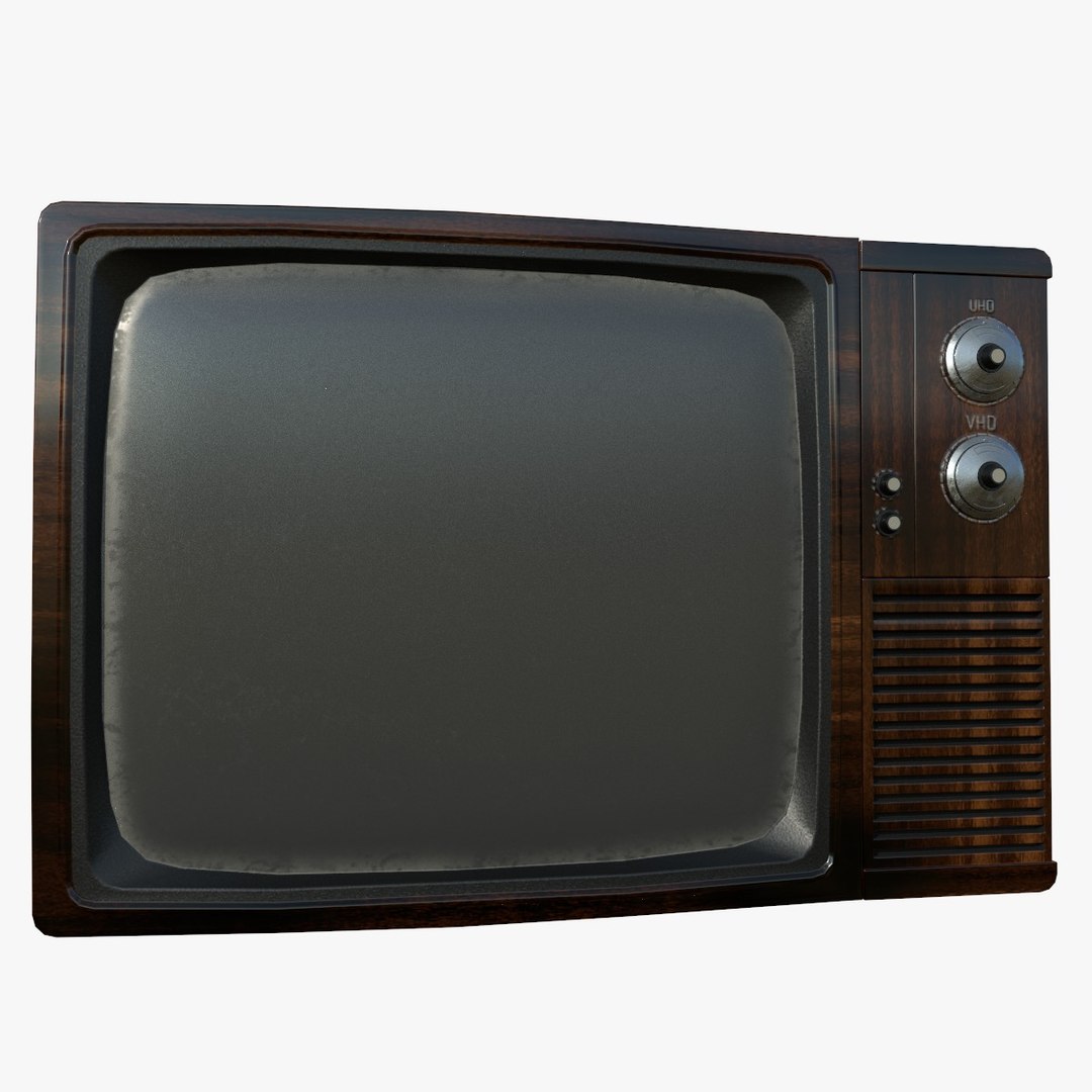 3D 1970s Style Tv Old Tv Vintage Tv Retro Tv - TurboSquid 2084881