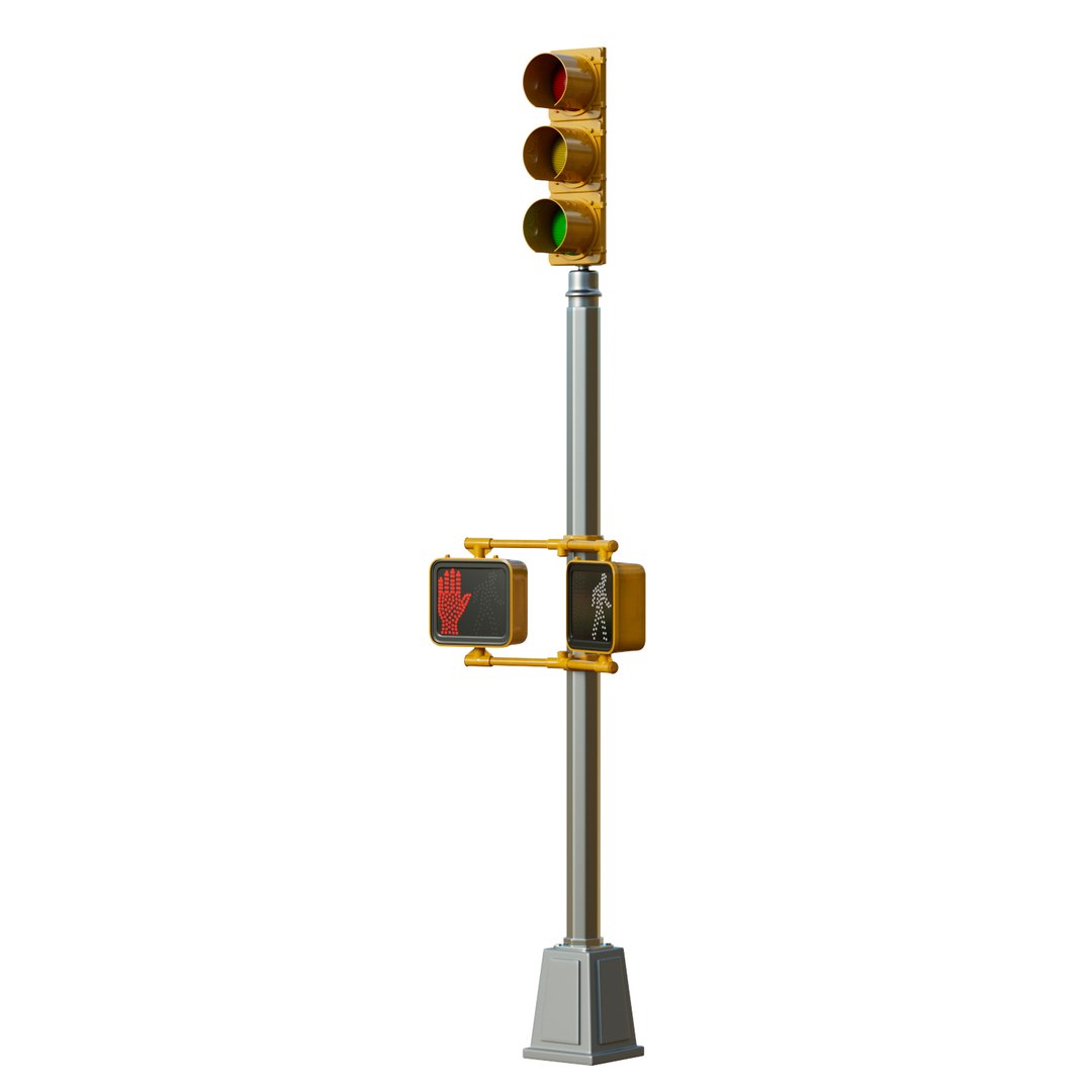 3D Model Traffic Light 05 - TurboSquid 2275204