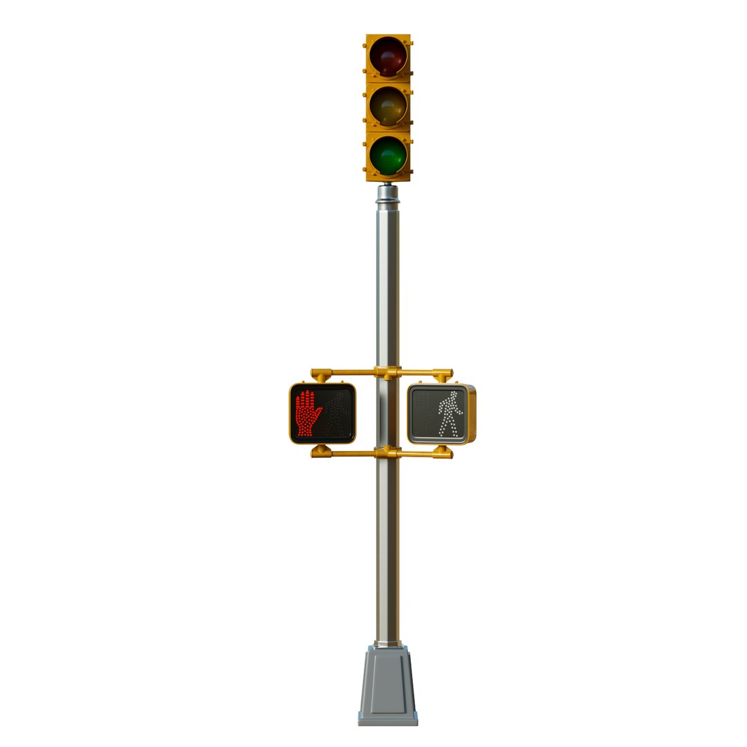 3D Model Traffic Light 05 - TurboSquid 2275204
