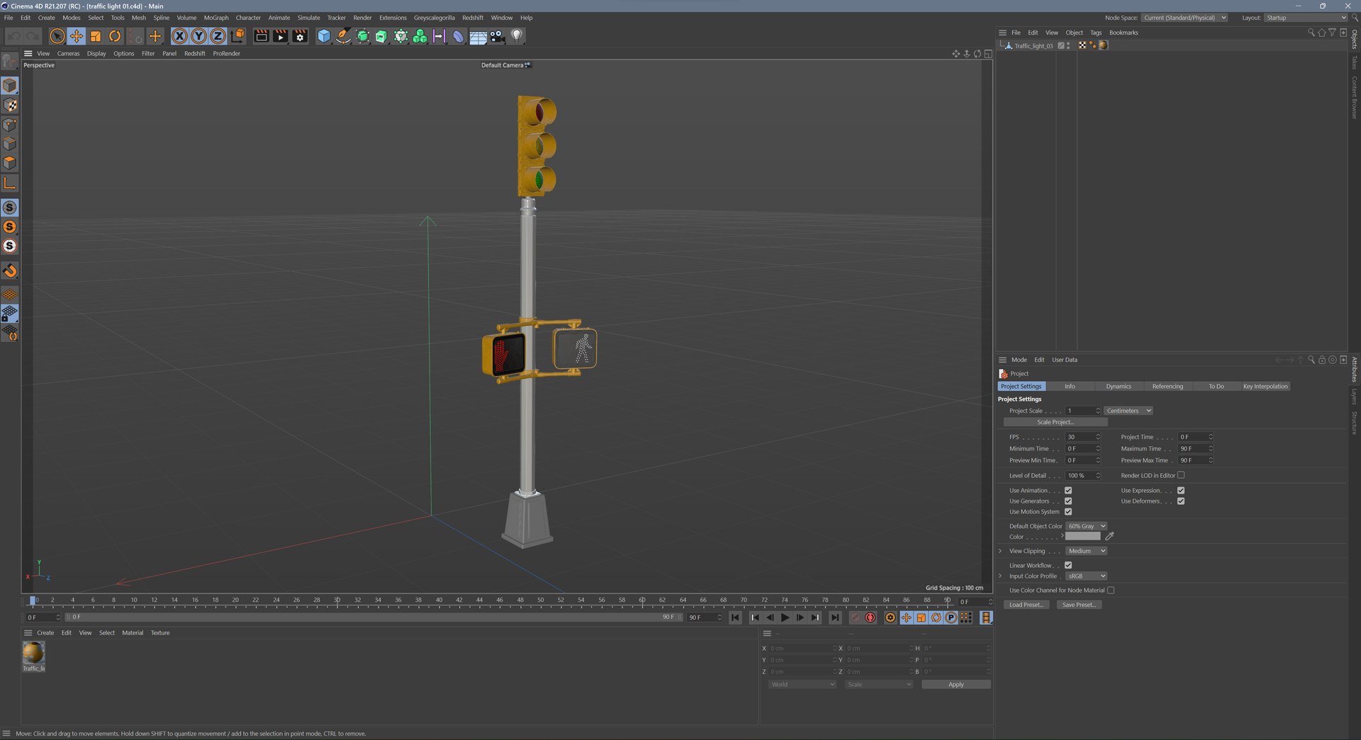 3D Model Traffic Light 05 - TurboSquid 2275204