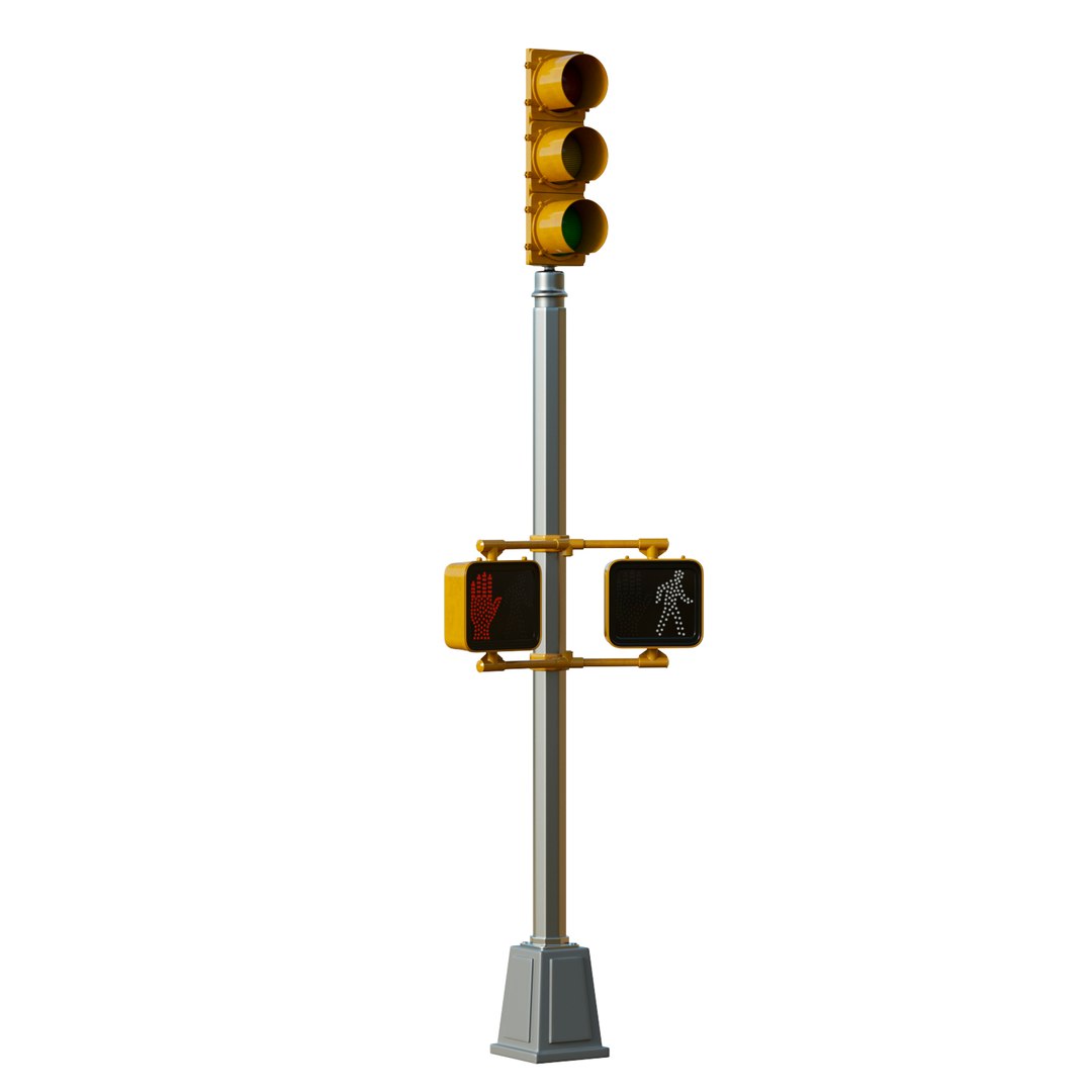 3D Model Traffic Light 05 - TurboSquid 2275204