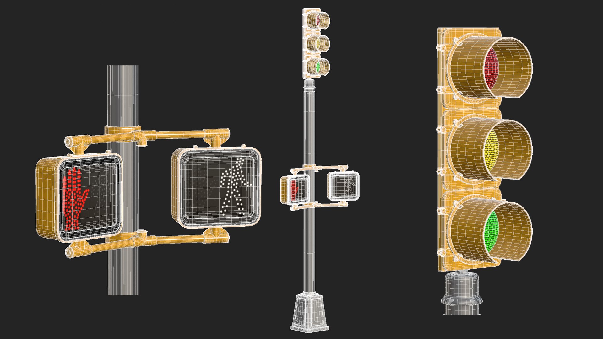 3D Model Traffic Light 05 - TurboSquid 2275204
