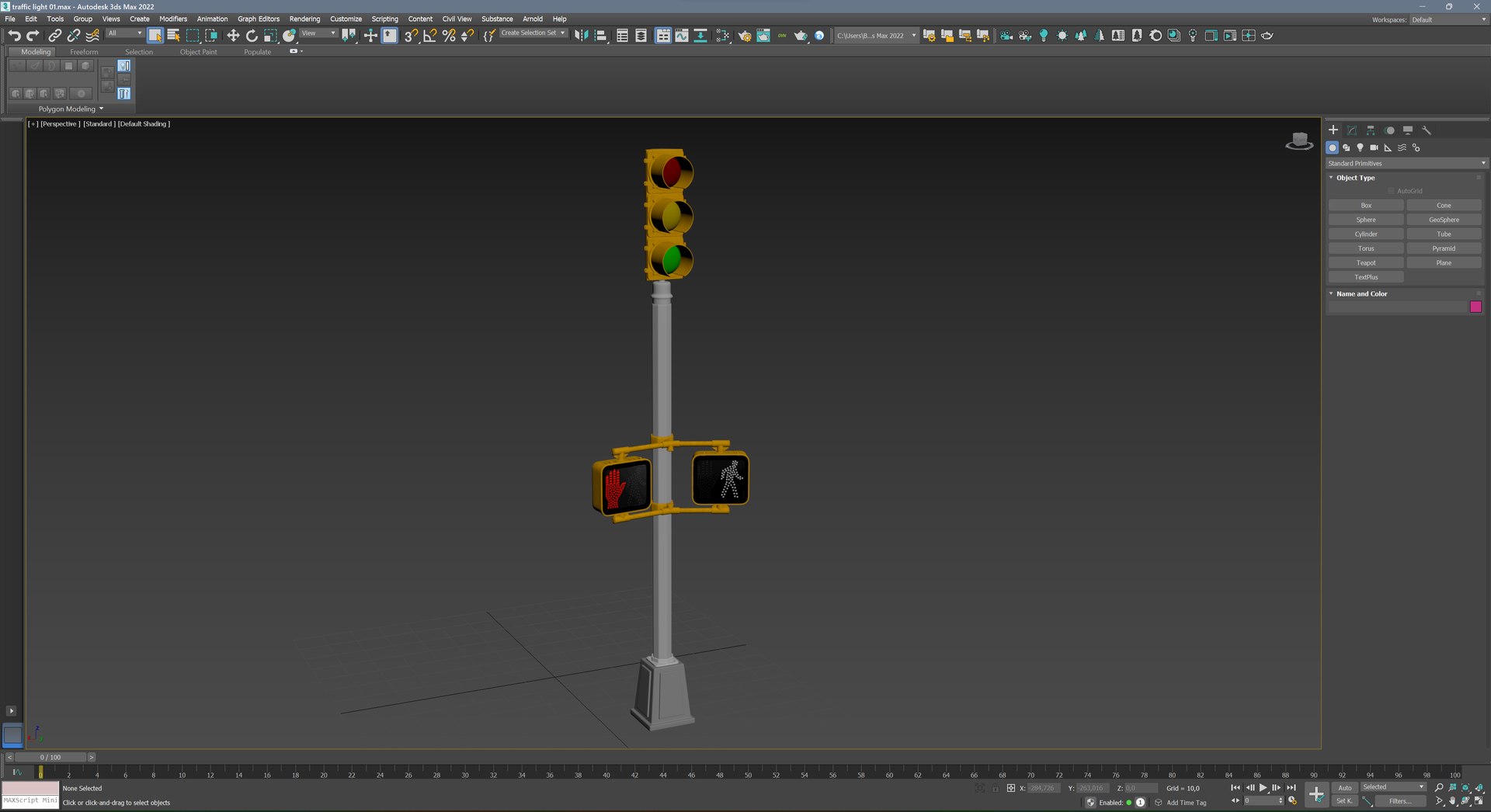 3D Model Traffic Light 05 - TurboSquid 2275204