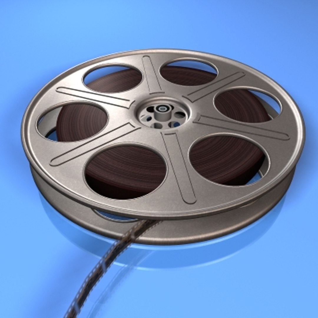 Motion 35mm Reel 3d Model