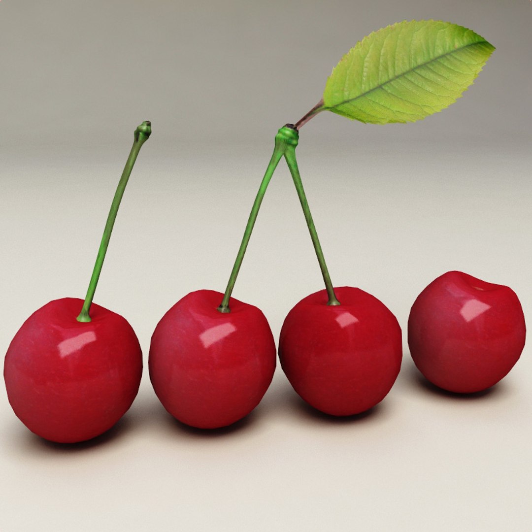 Cherry Modelled 3ds