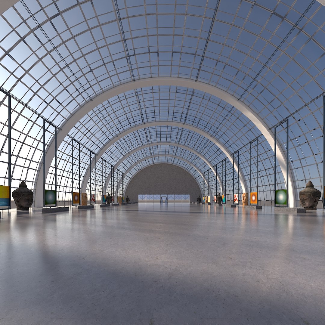 Art Gallery 3D Model - TurboSquid 1708009