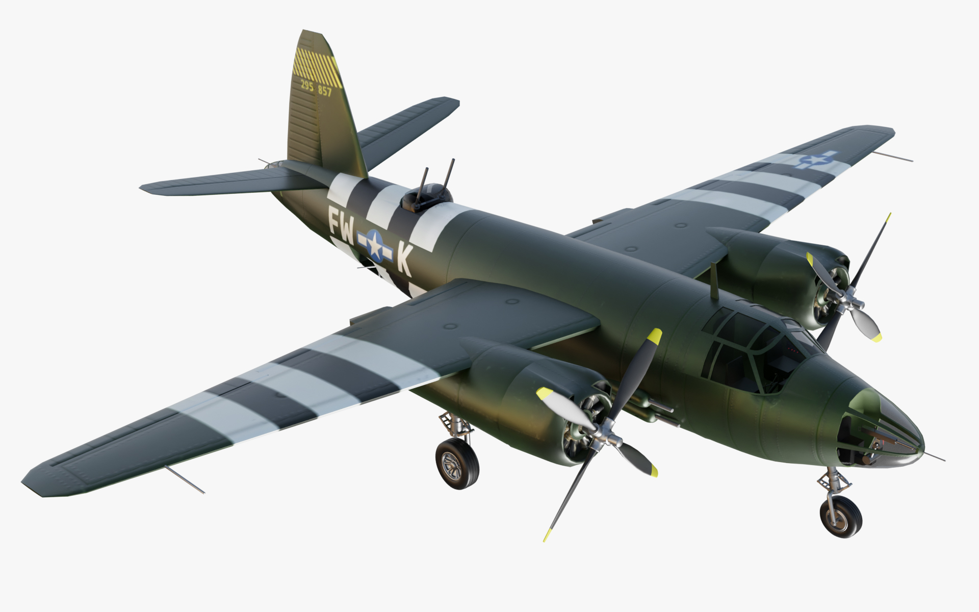 3d world war ii aircraft