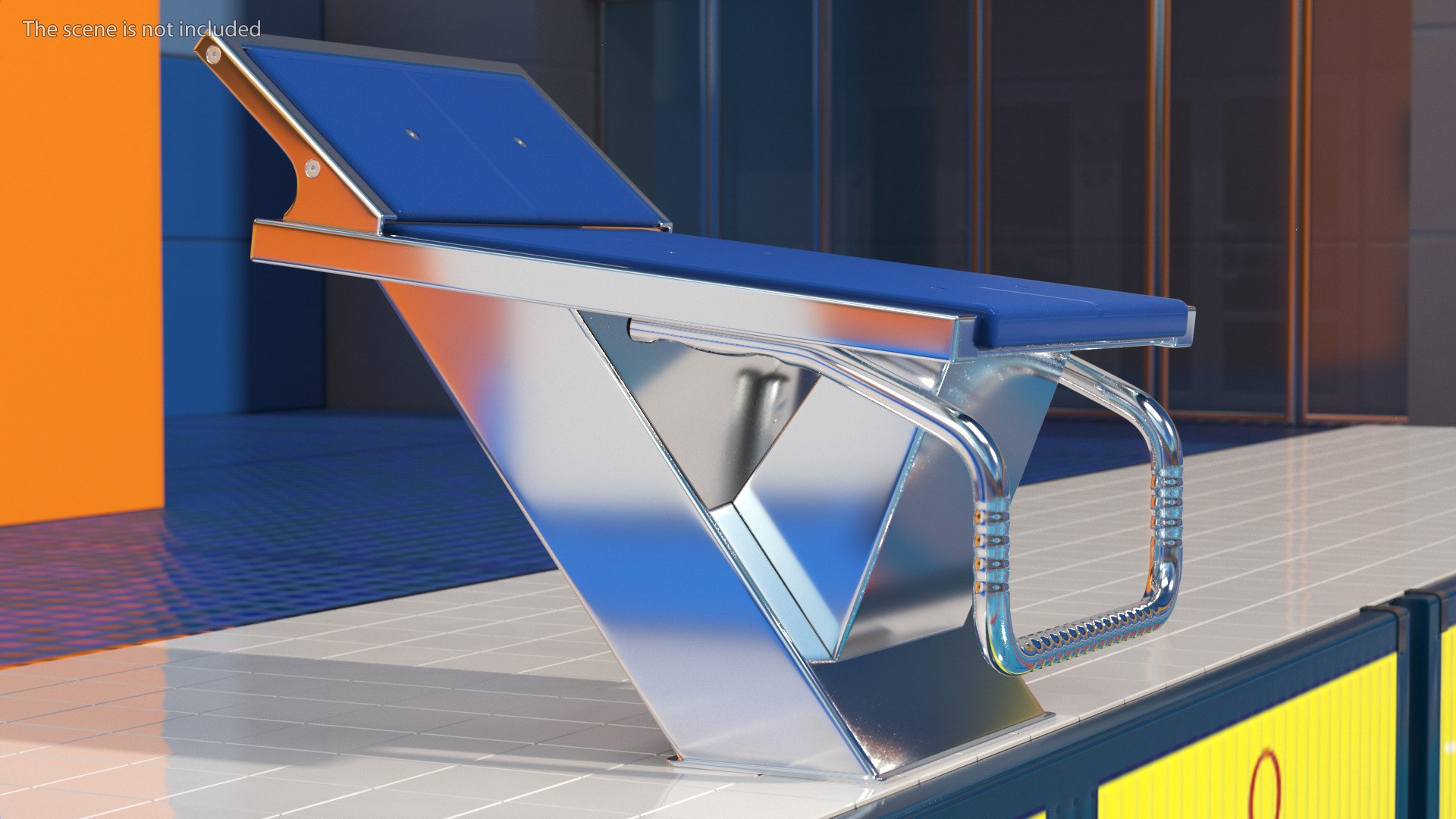 3D Pool Starting Block Model - TurboSquid 1962182