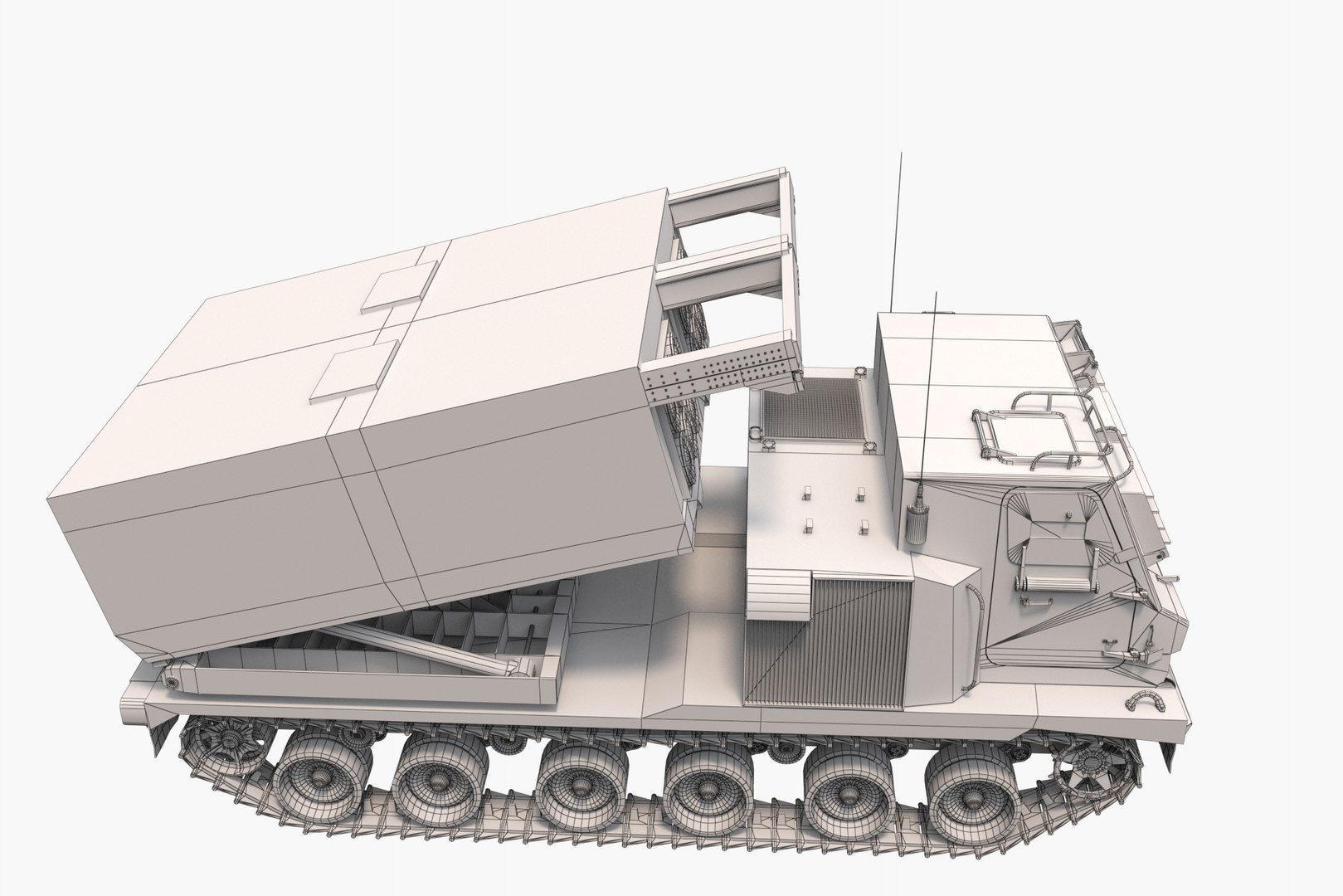 3D Rocket Launcher M270 MLRS Model - TurboSquid 1988157