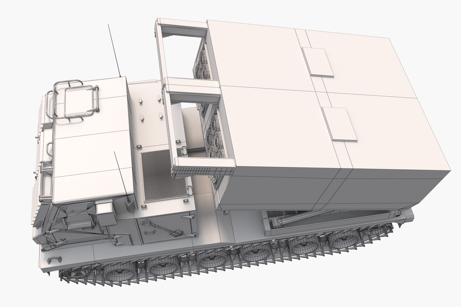 3D Rocket Launcher M270 MLRS Model - TurboSquid 1988157