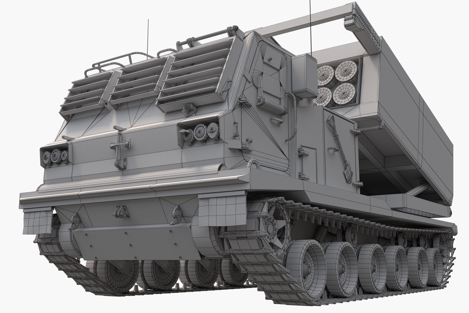 3D Rocket Launcher M270 MLRS Model - TurboSquid 1988157