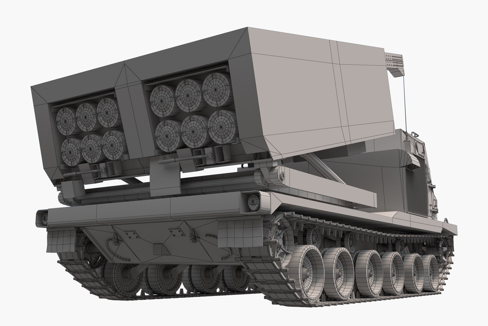 3D Rocket Launcher M270 MLRS Model - TurboSquid 1988157
