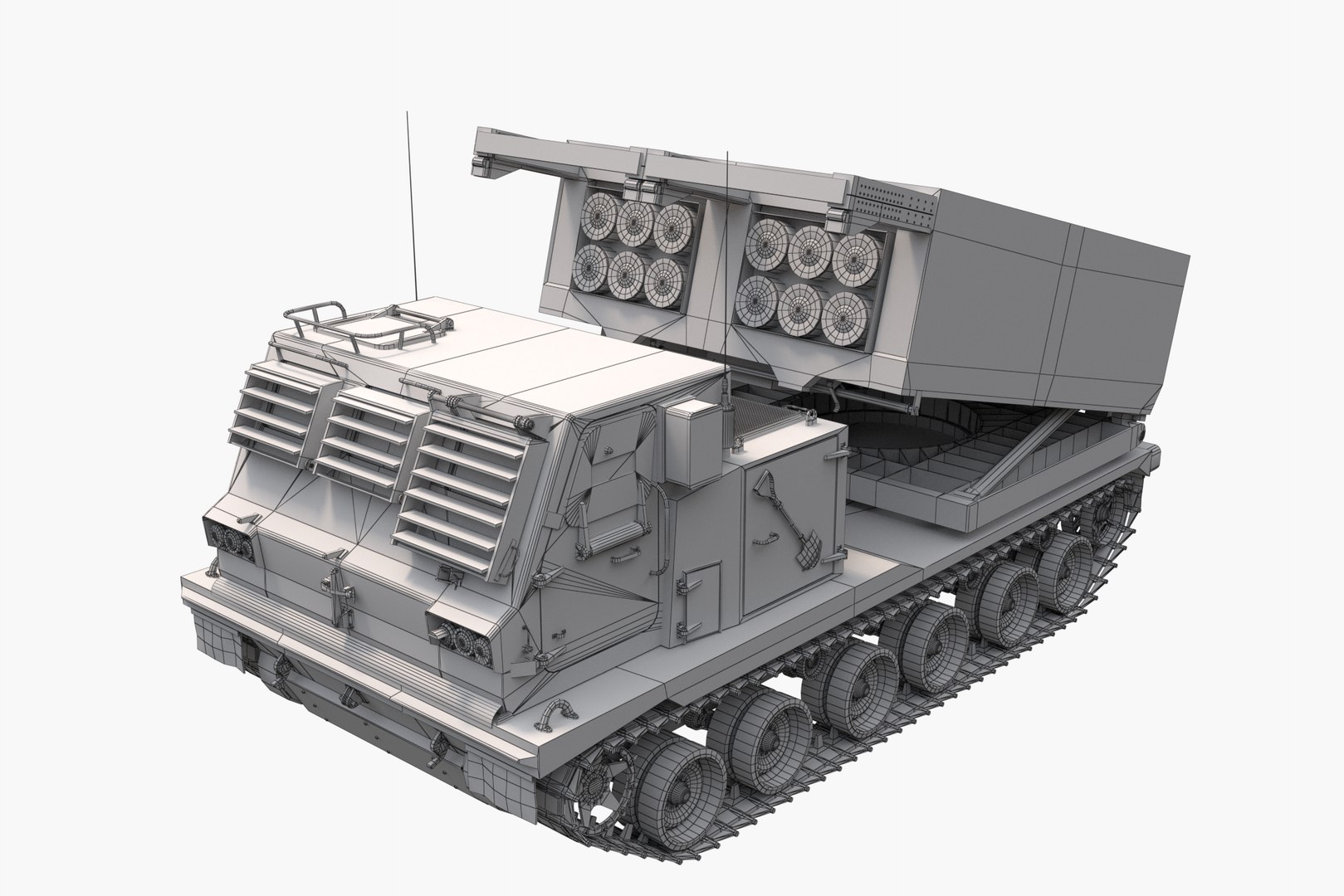 3D Rocket Launcher M270 MLRS Model - TurboSquid 1988157