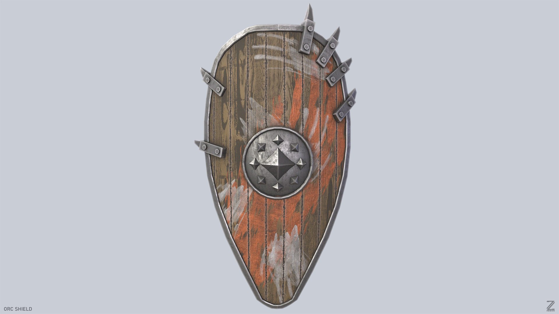 Orc Shield Collection 3D Model - TurboSquid 2452056