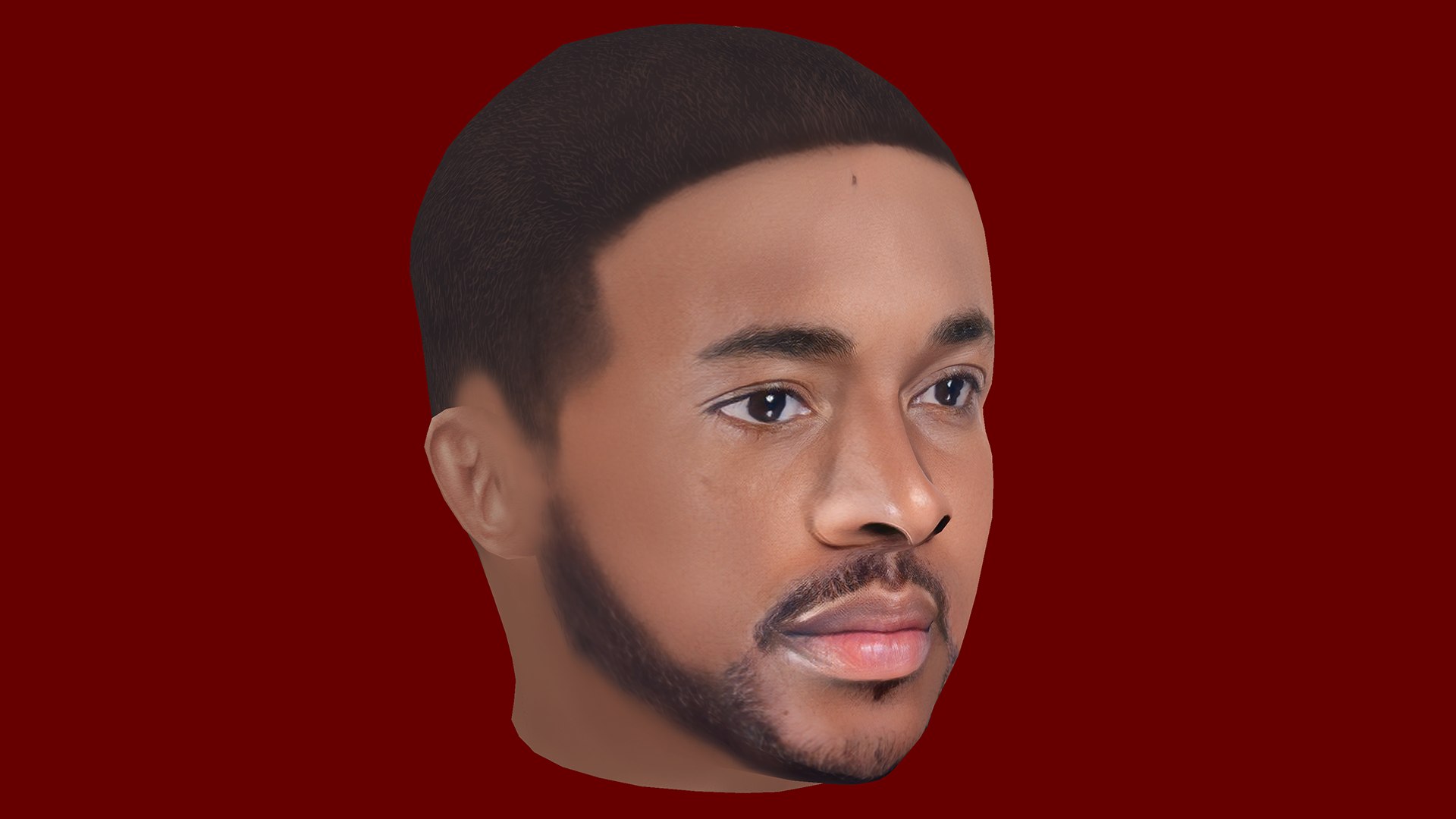 Raheem Sterling Head - Low Poly Head For Game Low-poly 3D Model ...