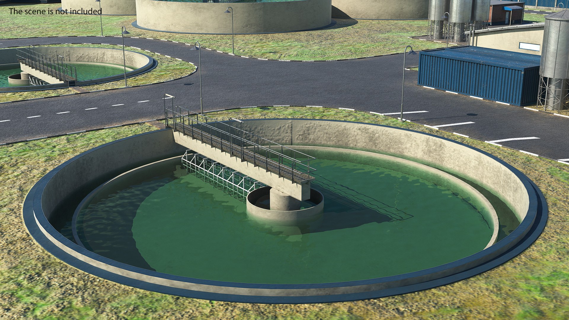 3D Wastewater Clarifier Water - TurboSquid 1549791