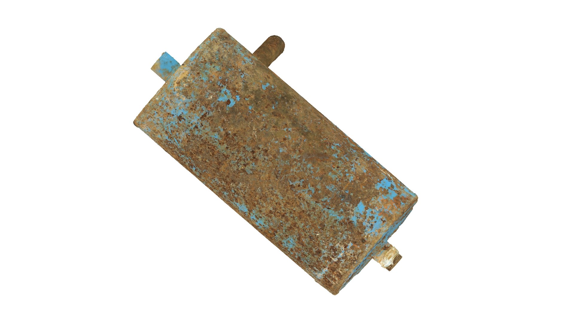 Rusty Metal Cylinder Raw Scanned model - TurboSquid 1793947