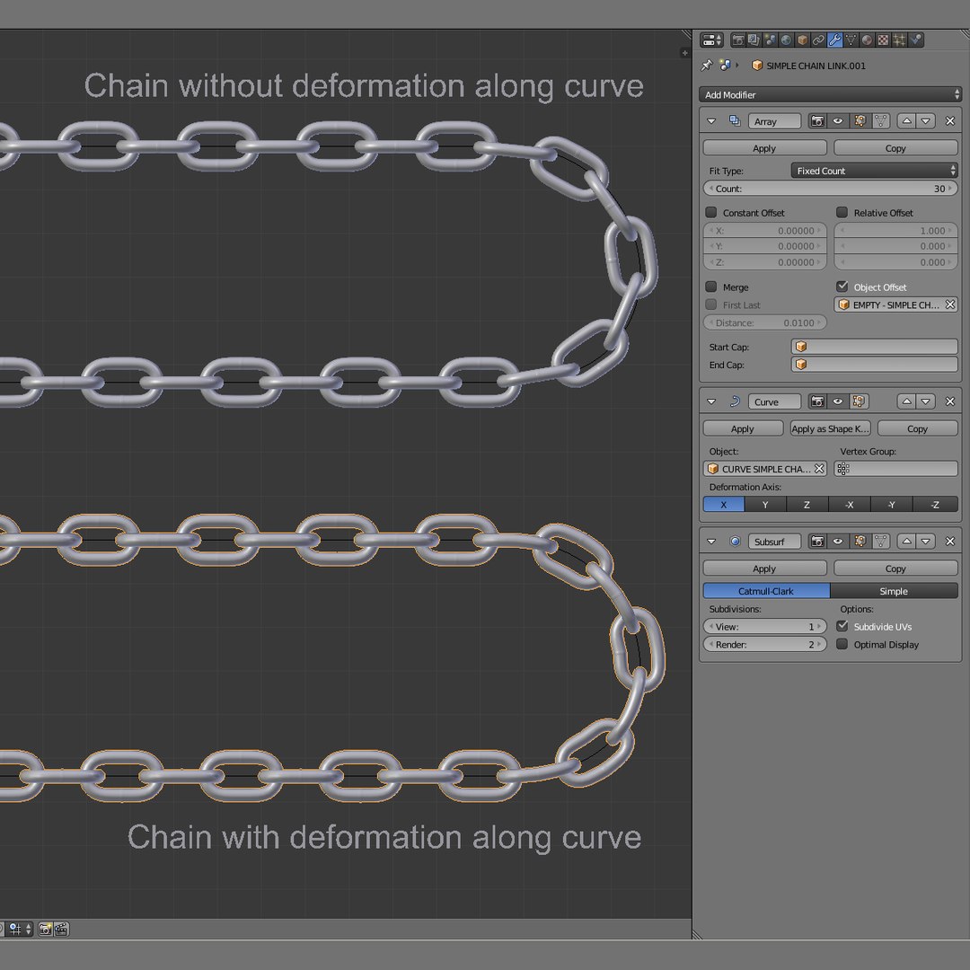3D Model Chains Editing - TurboSquid 1203417