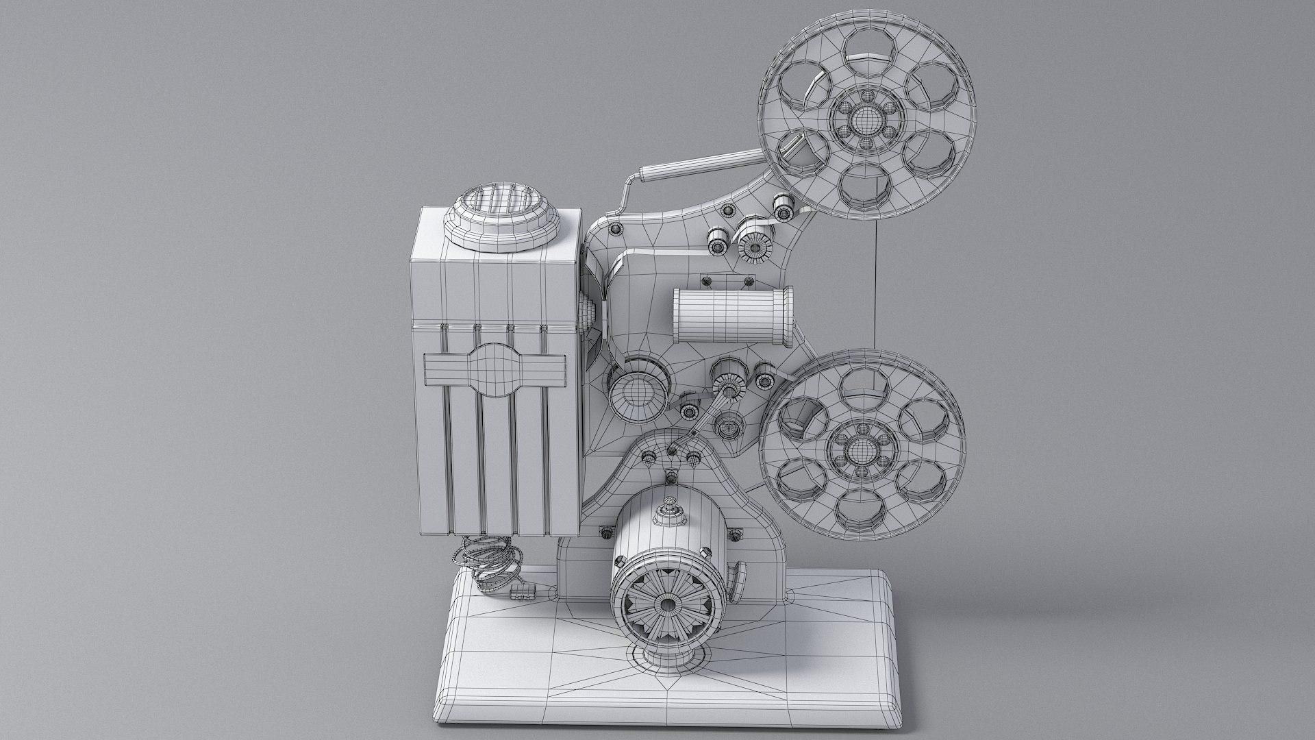 Keystone Film Projector Obj