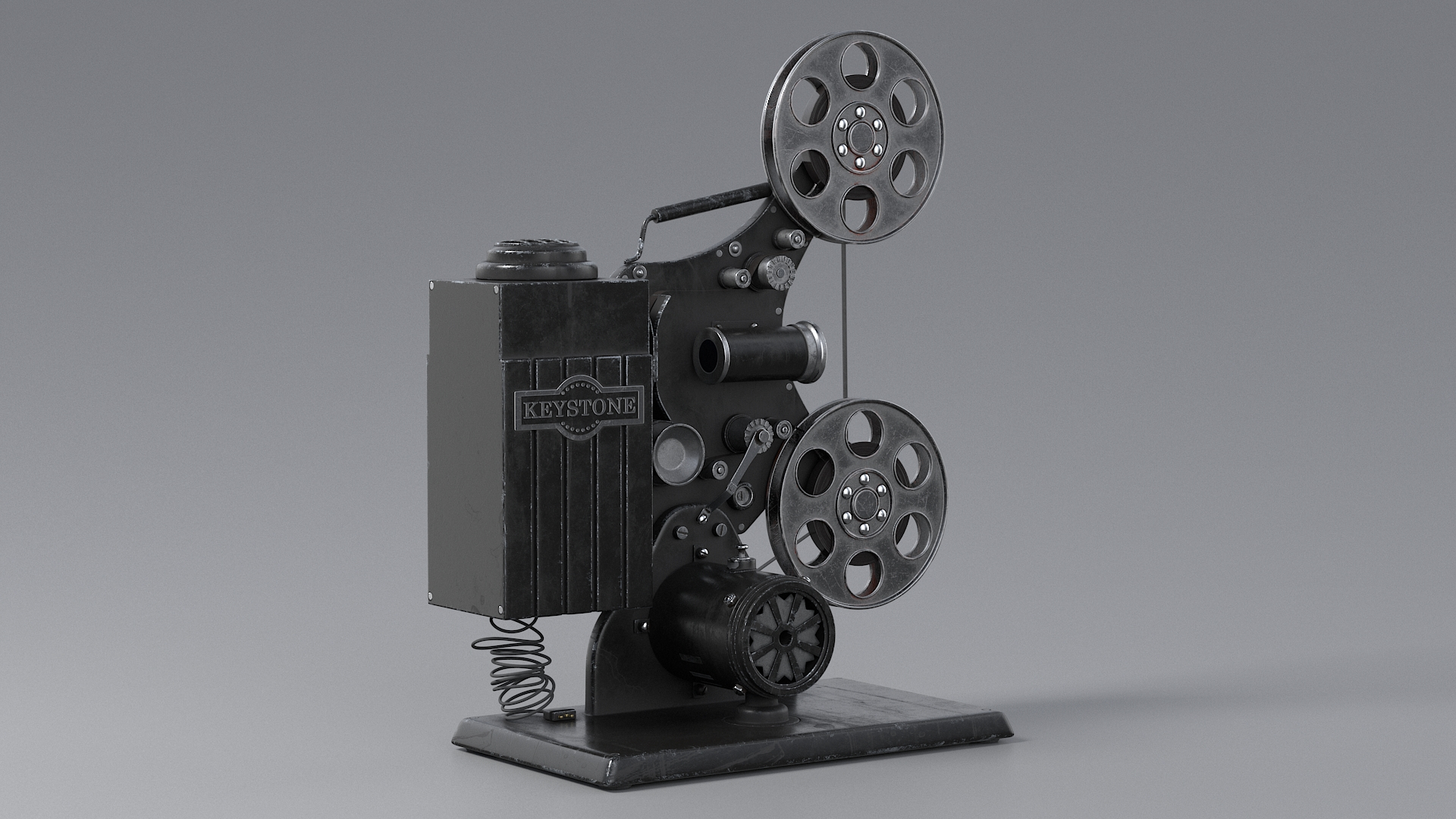 Keystone Film Projector Obj