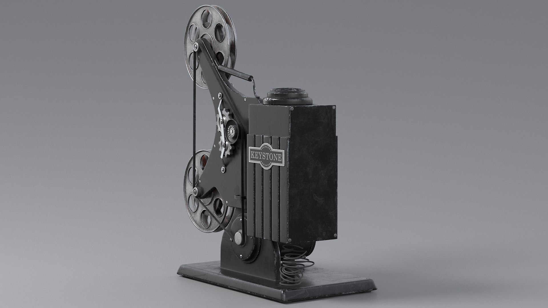 Keystone Film Projector Obj