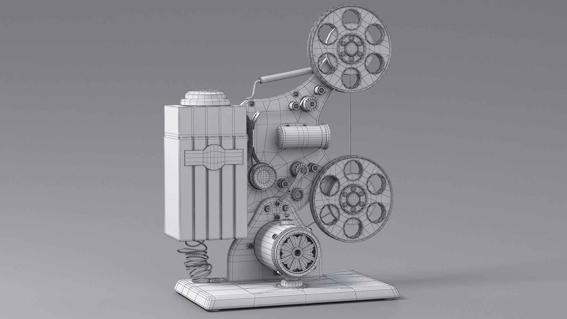 Keystone Film Projector Obj
