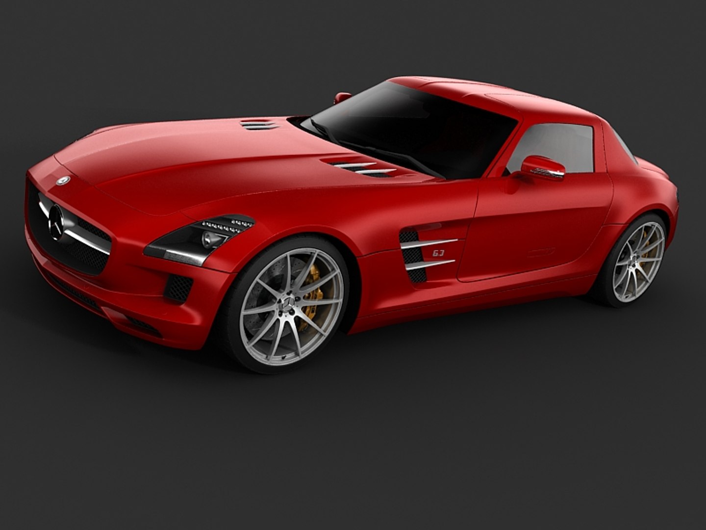 Mercedes Benz Sls 3d C4d