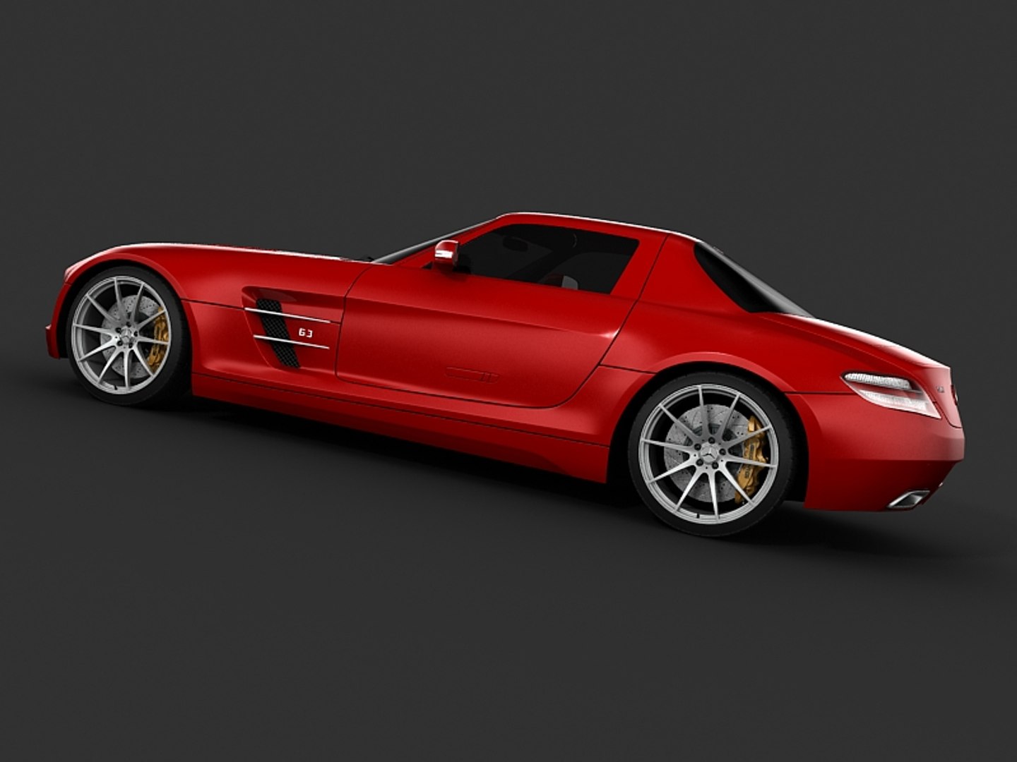 Mercedes Benz Sls 3d C4d