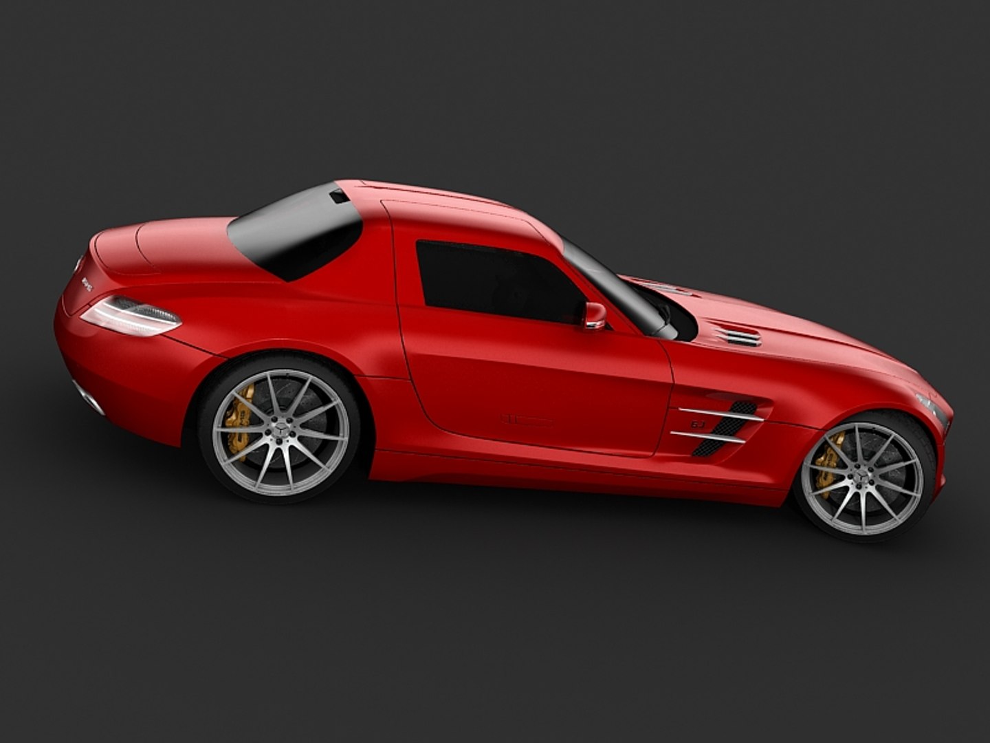 Mercedes Benz Sls 3d C4d