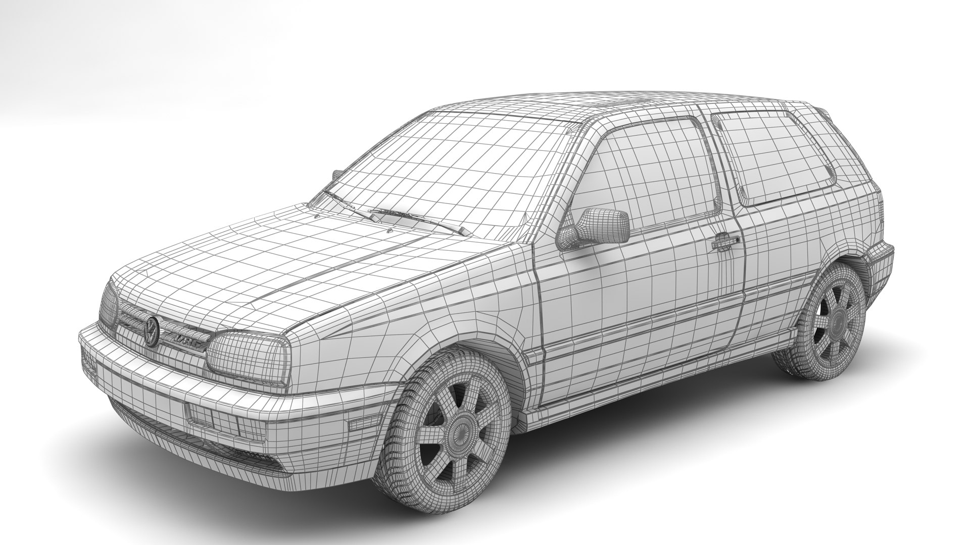 3D volkswagen golf 3 - TurboSquid 1619058