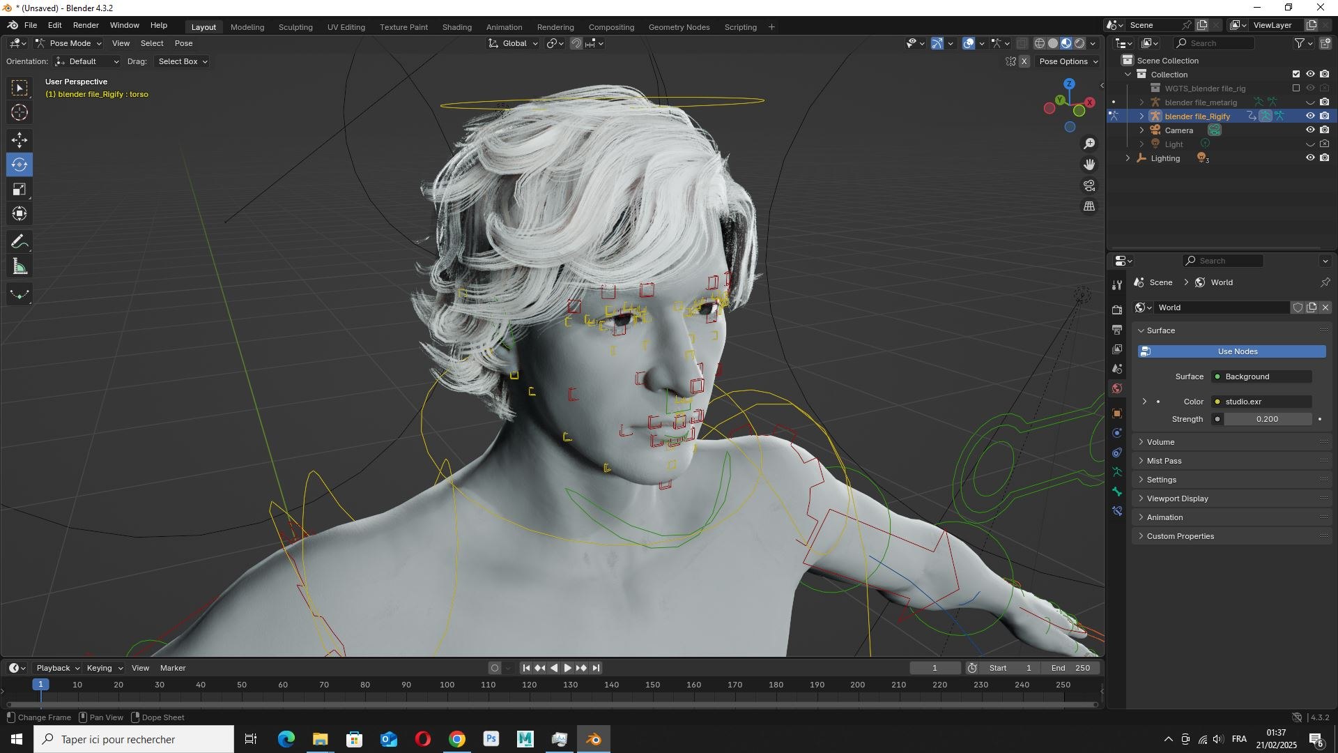 Free 3D Download Free Rigged 3D Character Fully Rigged Optimized ...