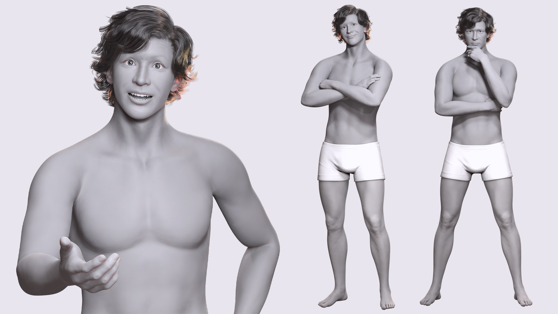 Free 3D Download Free Rigged 3D Character Fully Rigged Optimized ...