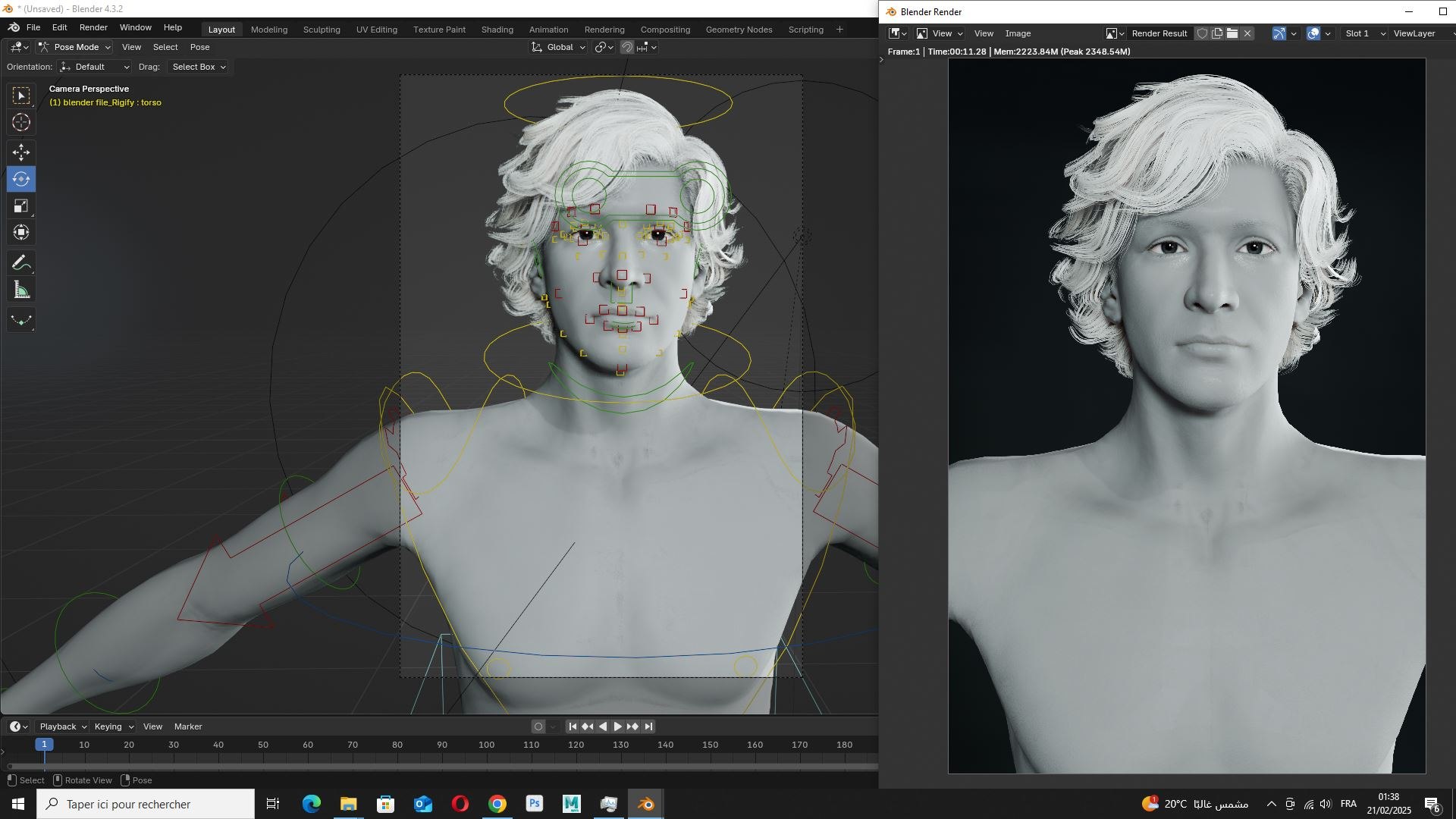 Free 3D Download Free Rigged 3D Character Fully Rigged Optimized ...